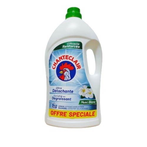 Detergent lichid de rufe mosc alb, Chanteclair, 80 spalari, 4l - eMAG.ro