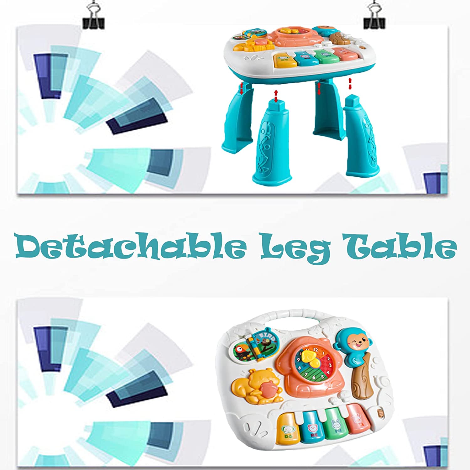 Masuta interactiva bebelusi 5 in 1, ISP LikeSmart BBY Learning Table ...