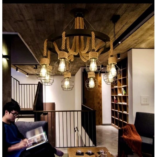 Lustra Rustica, Elit's, Esn8832-6 - eMAG.ro