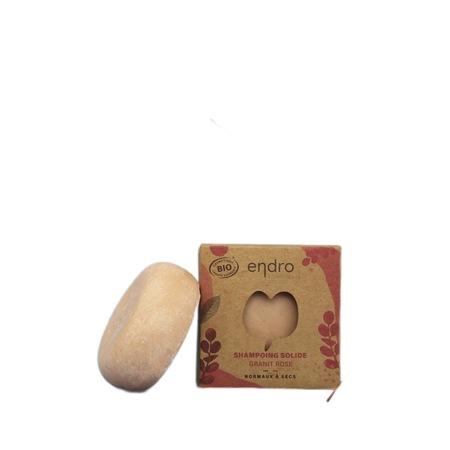 Sampon organic solid - Granit Rose, Endro Cosmétiques, 85 ml - eMAG.ro