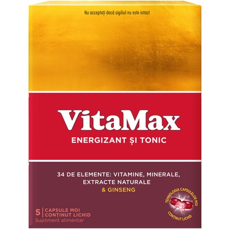 Vitamax, complex de multivitamine, minerale si extracte naturale si ...