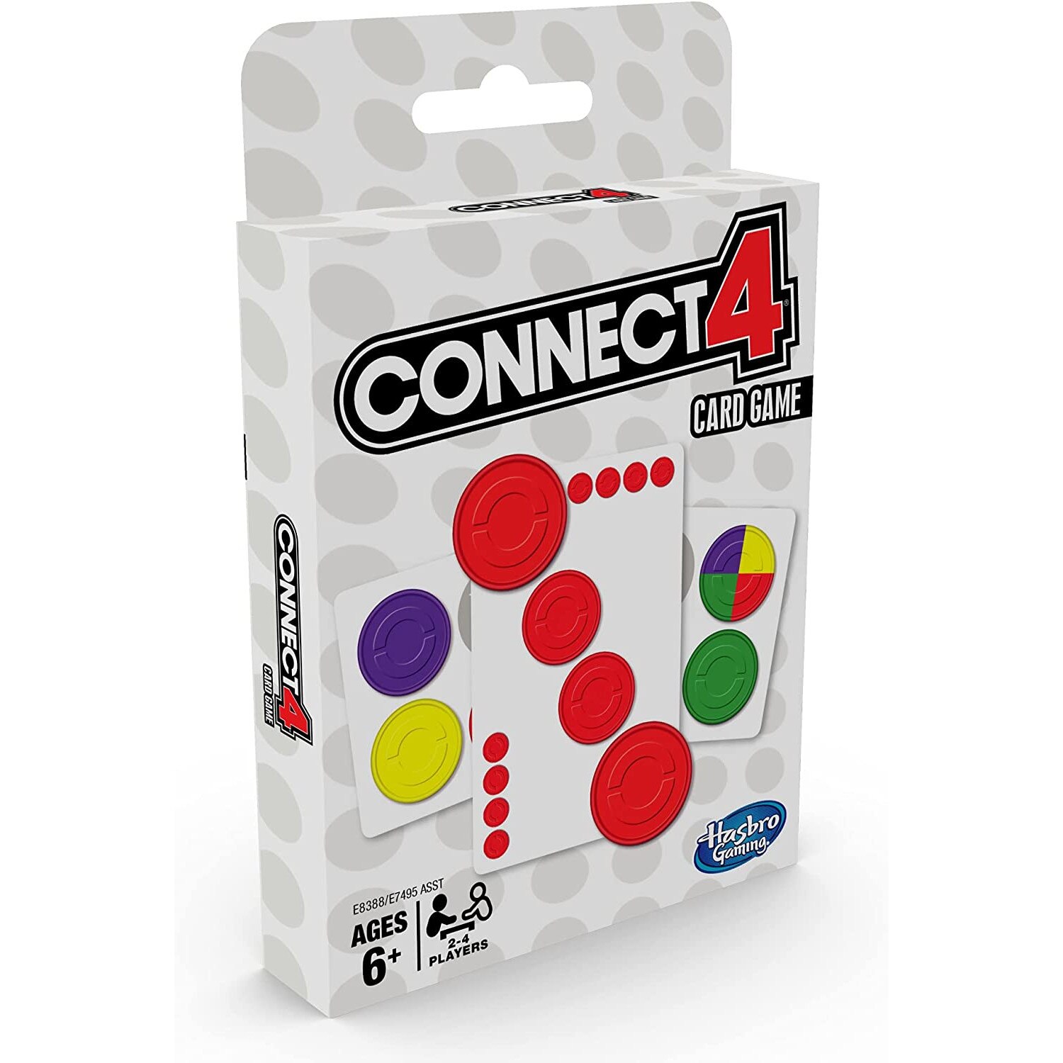 Hasbro Gaming Connect 4 kártyajáték 6 éves és idősebb gyermekek számára, 2-4 játékos játék 4 ...