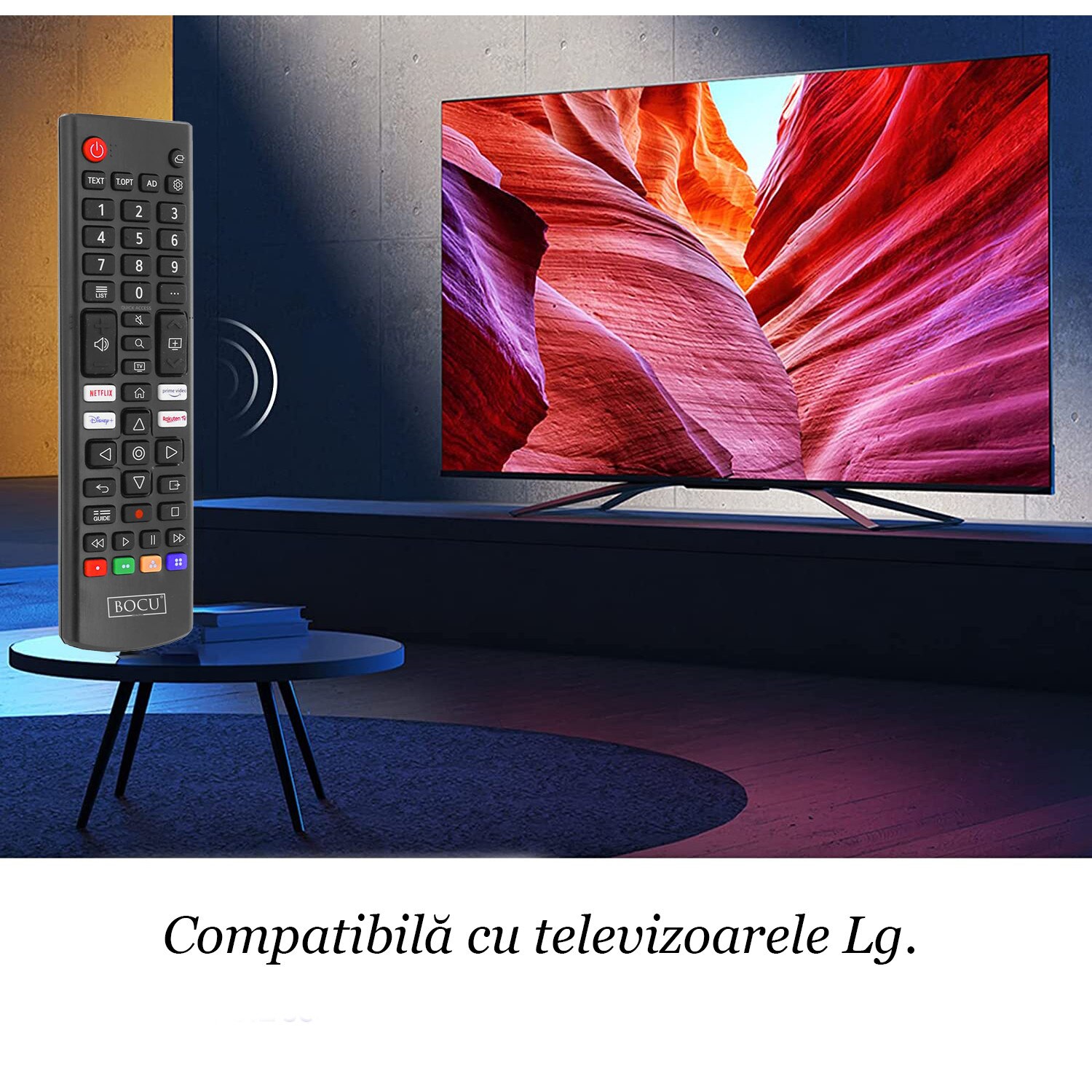Дистанционно управление за телевизор Bocu Remotes®, съвместимо с LG ...