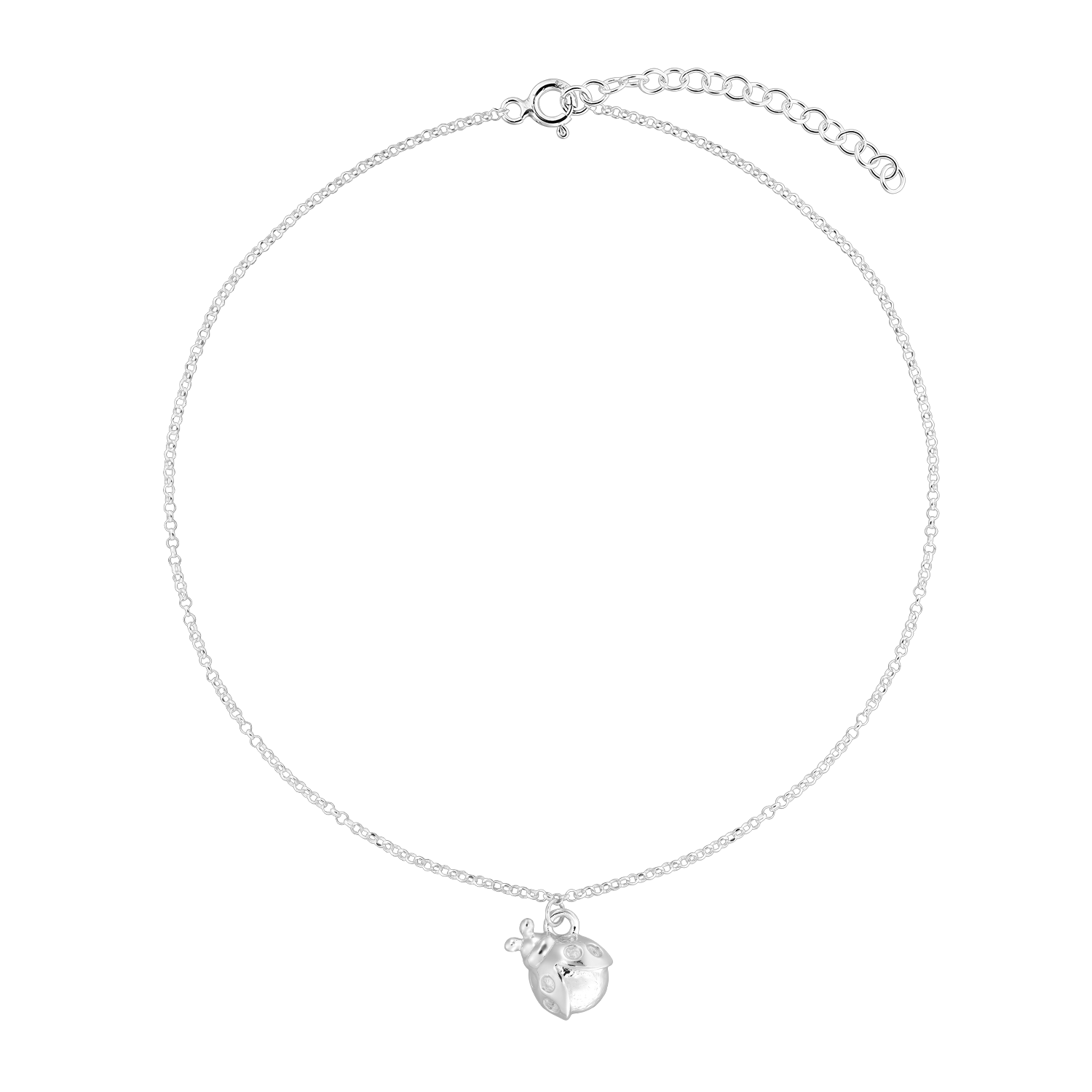 Bratara de picior din argint, gargarita, 22-27 cm - eMAG.ro