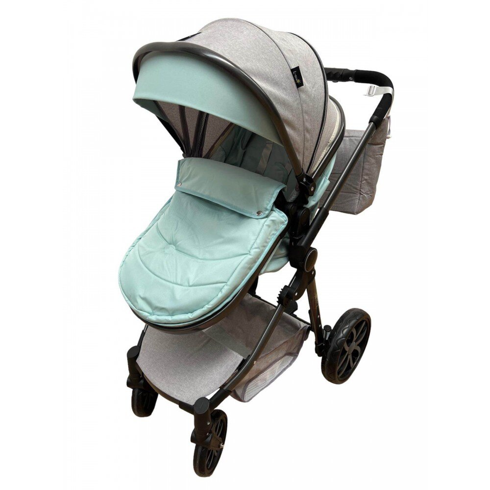 Carucior 2 in 1, Cu landou Reversibil, copertina extensibila, geanta ...