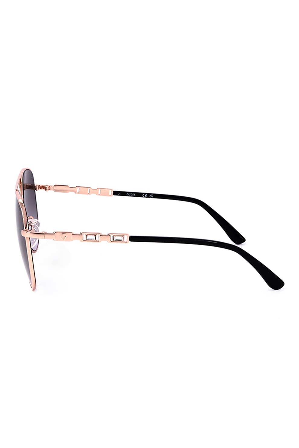 Guess, Ochelari de soare aviator cu rama metalica, Auriu rose, 59-16-140 - eMAG.ro