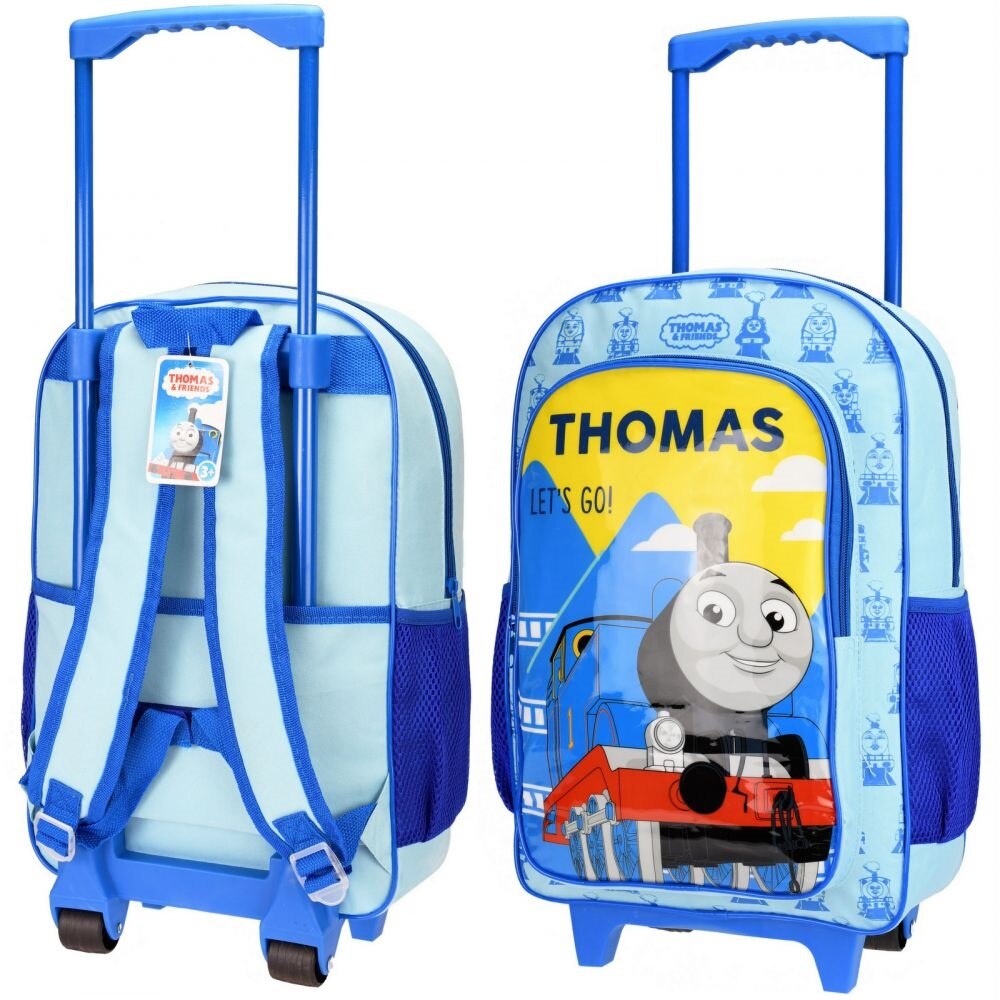 Valiza pentru copii, 2 w 1, Adleys, 42 x 28 x 12 cm, Tom Train ...