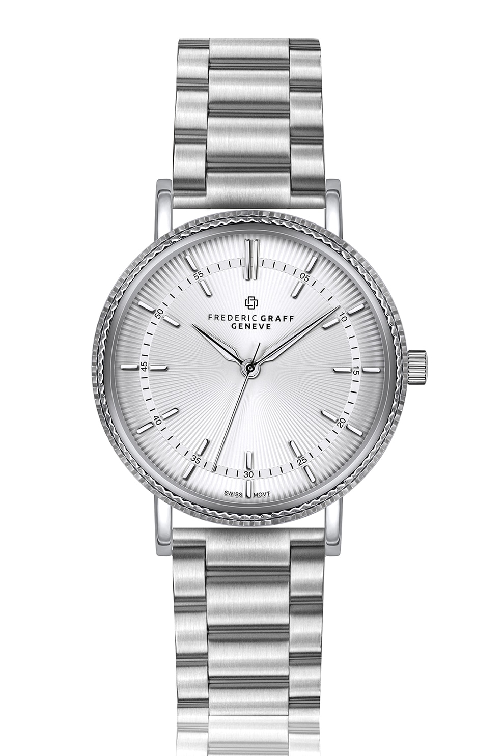 Frederic Graff, Ceas cu trei indicatori, Argintiu - eMAG.ro
