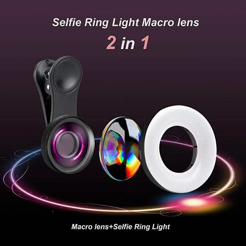 Lentila Macro Telefon, Zoom 15x lens, Clip fixare universal, Incarcare ...