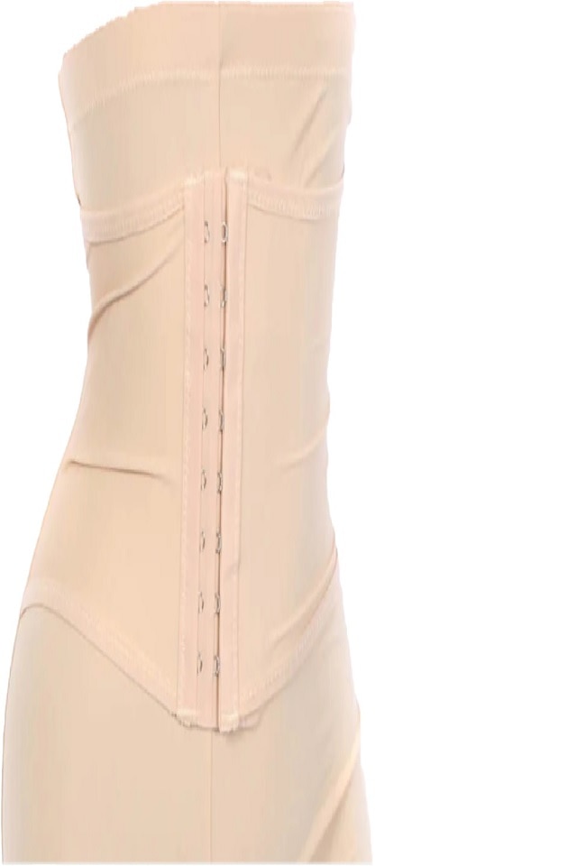 Lenjerie modelatoare, cu burtiera tip corset cu talie inalta, compresie ...