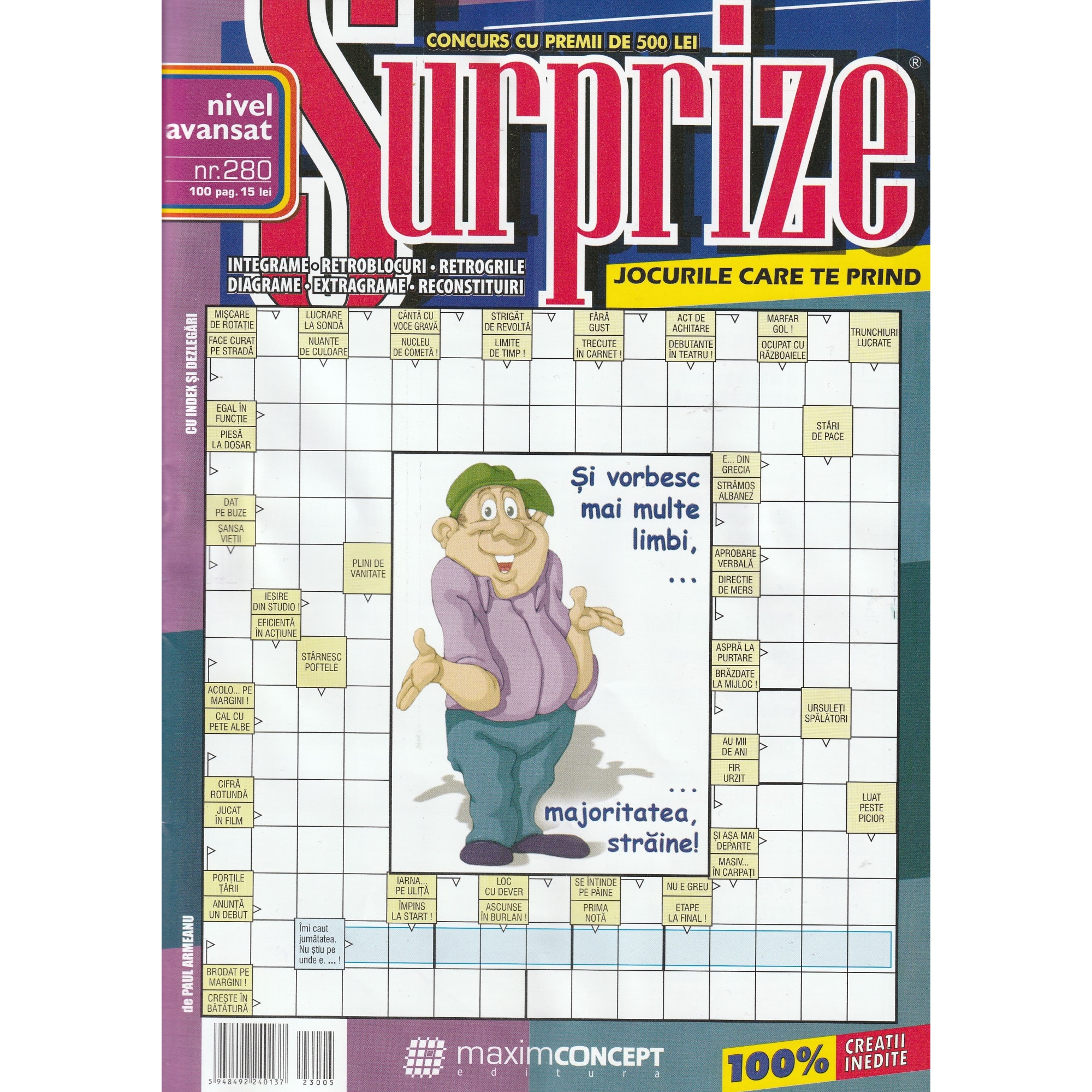 Integrame cu surprize nr 280 - nivel avansat - eMAG.ro