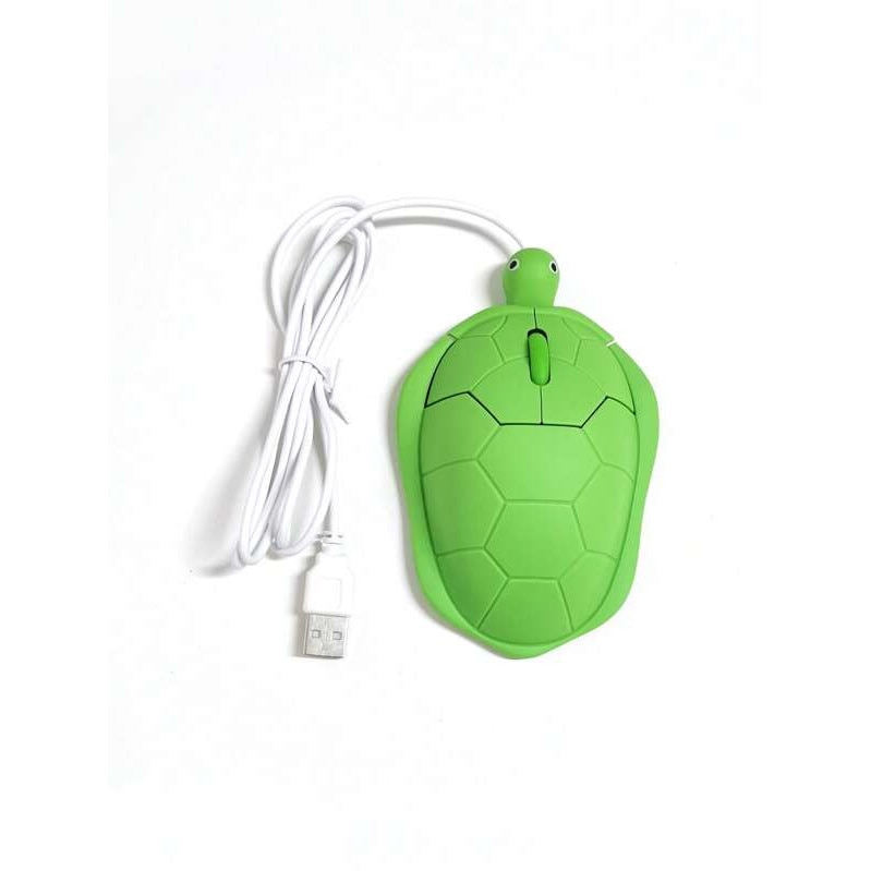 Mouse cu fir, in forma de broscuta testoasa verde - eMAG.ro