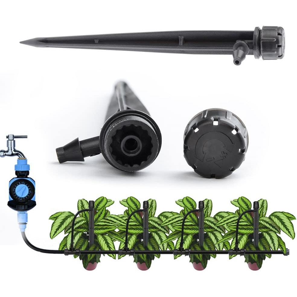 Kit de irigare prin picurare, Jormftte, Plastic, 50 buc, Negru - eMAG.ro