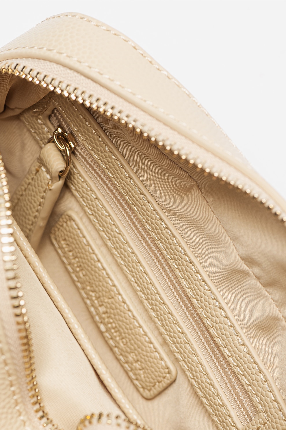 Valentino Bags, Geanta crossbody de piele ecologica Divina, Bej - eMAG.ro