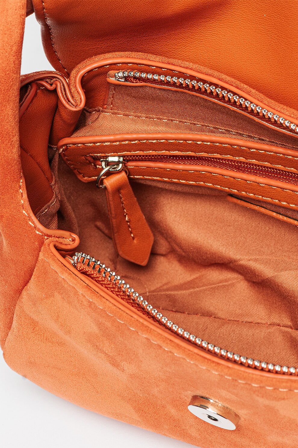 Valentino Bags, Geanta crossbody de piele intoarsa sintetica ...