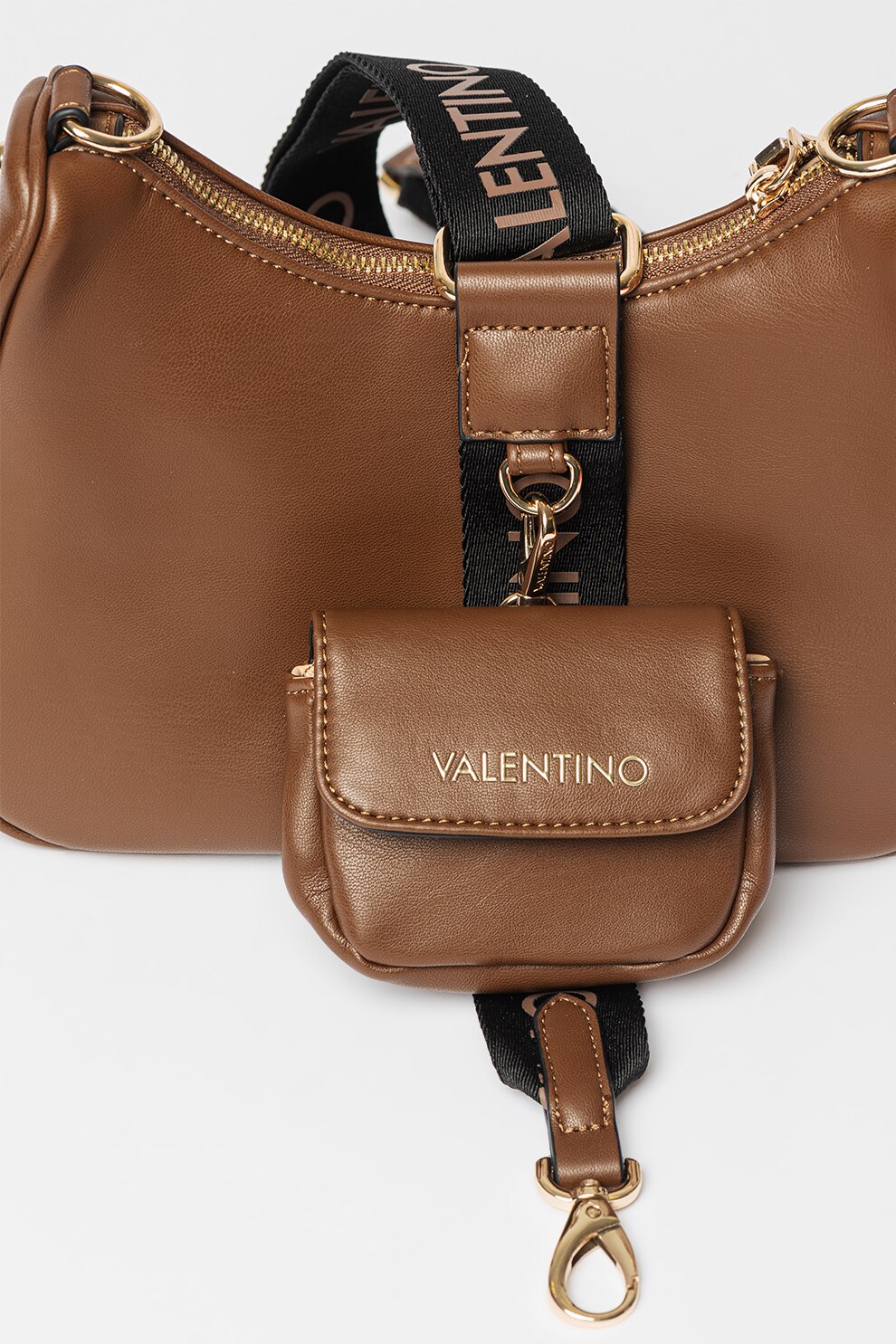 Valentino Bags, Geanta crossbody Chamonix, Maro fango - eMAG.ro