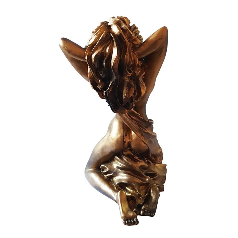 Statueta decorativa, Zeita Frumusetii, Auriu, 33 cm, GXL019 - eMAG.ro