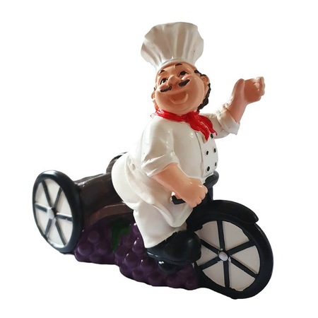 Декоративна фигурка, Готвач, Многоцветна, 33 см, L124 - eMAG.bg