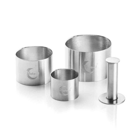 Комплект рингове и бутало Plate it Rings, 3 ринга и бутало, неръждаема ...