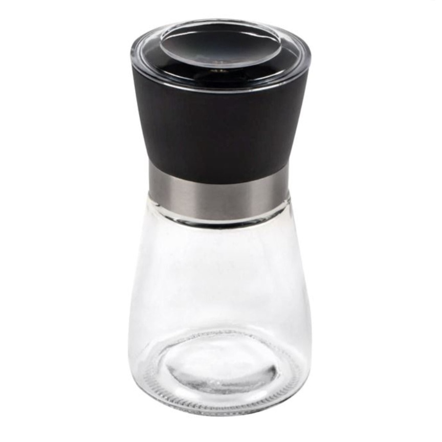 Rasnita pentru condimente, corp transparent si capac negru, lama ...