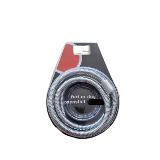 Furtun dus extensibil 1,5m-1,8m premium finisaj inox - eMAG.ro