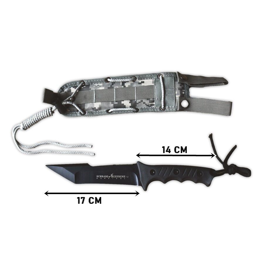Cutit tactic Extreme Survival full tang, otel, 31 cm - eMAG.ro