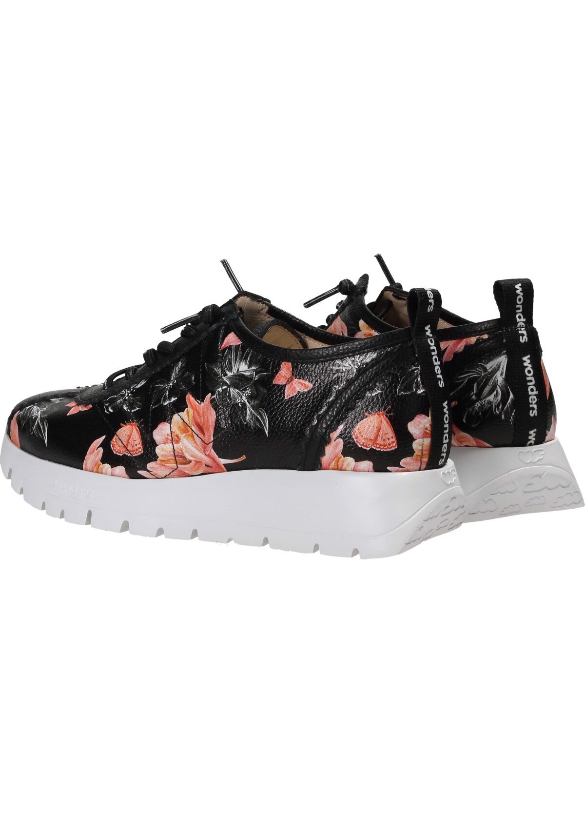 Tenisi cu platforma dama, Wonders, Piele naturala, Multicolor, 38 EU ...