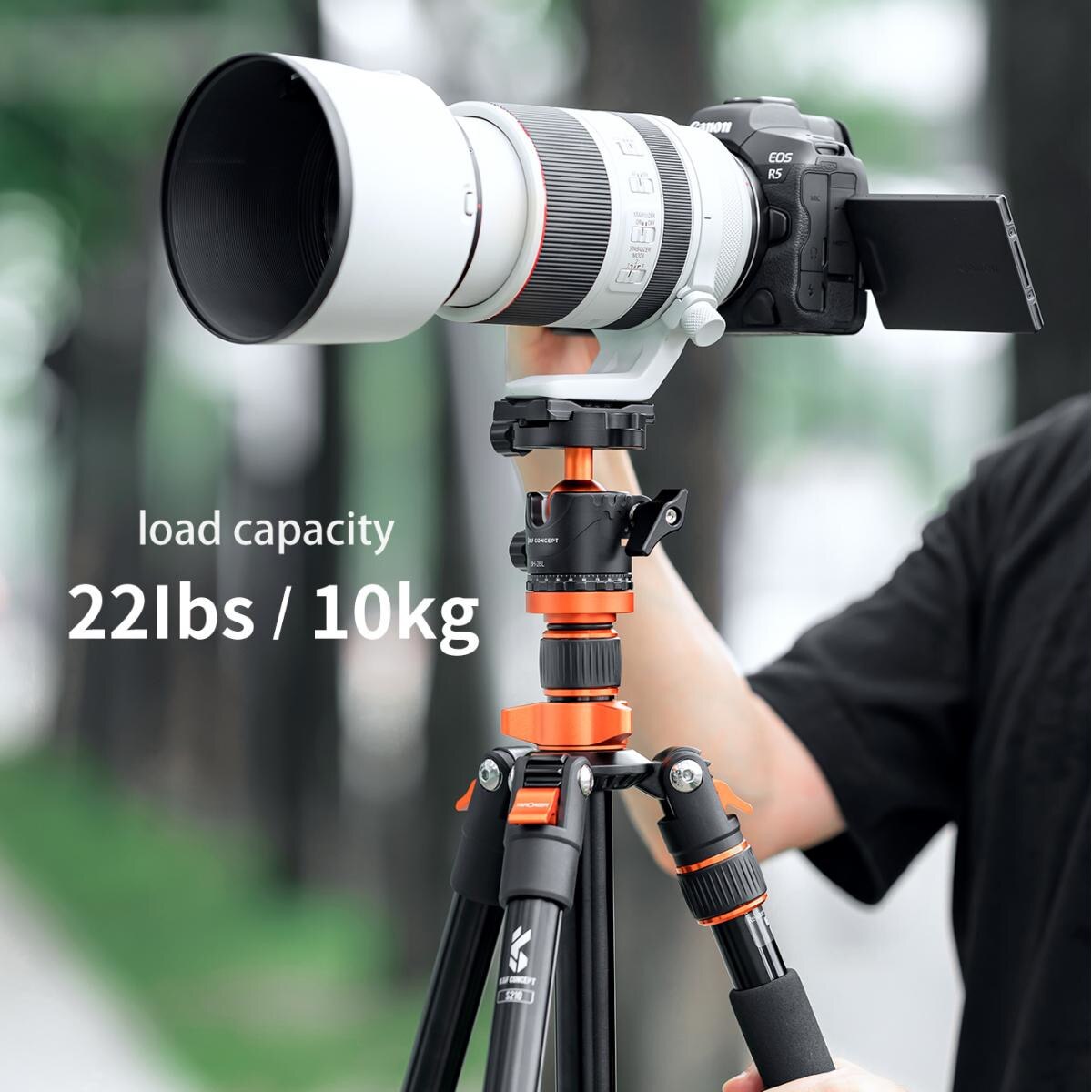 Cap trepied bila K&F Concept KF-35 pentru DSLR KF31.035 - eMAG.ro