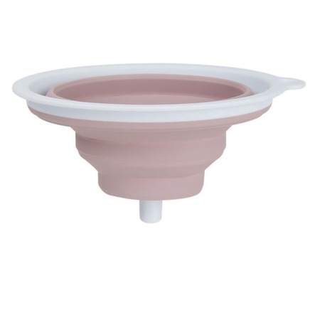 Palnie pliabila, din plastic, roz pudrat, cu diametrul 1 cm, 17x12x16 ...