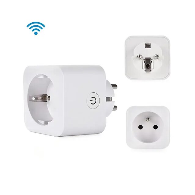 Priza inteligenta programabila WiFi, 16A, 3520W, Smart Life APP - eMAG.ro