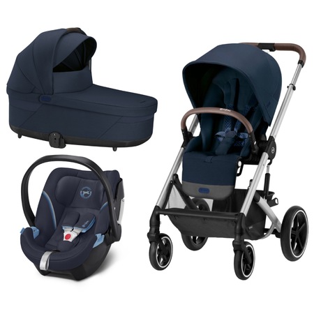 Carucior Cybex, Balios S Lux 3 in 1 SLV, Ocean Blue, cu scoica auto ...