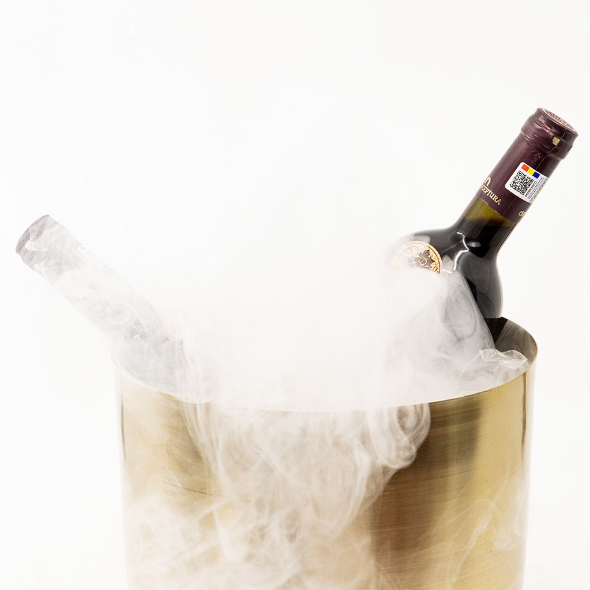 Frapiera Vin cu Suport Metalic, Copper Gold - eMAG.ro