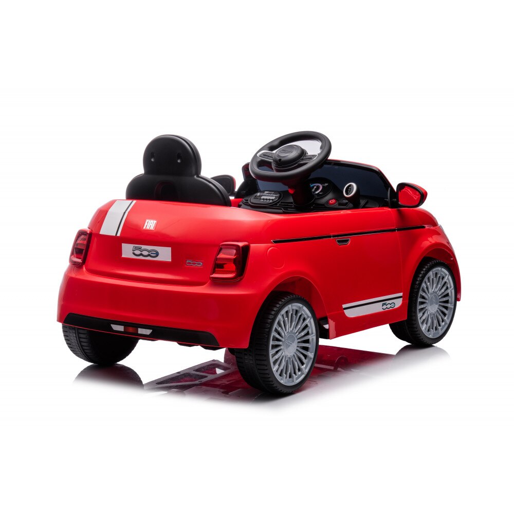Masinuta electrica 12V cu licenta Fiat 500E Red - eMAG.ro