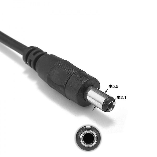 Incarcator universal pentru soclu auto cu mufa DC 5.5 x 2.1, 12V/24V ...