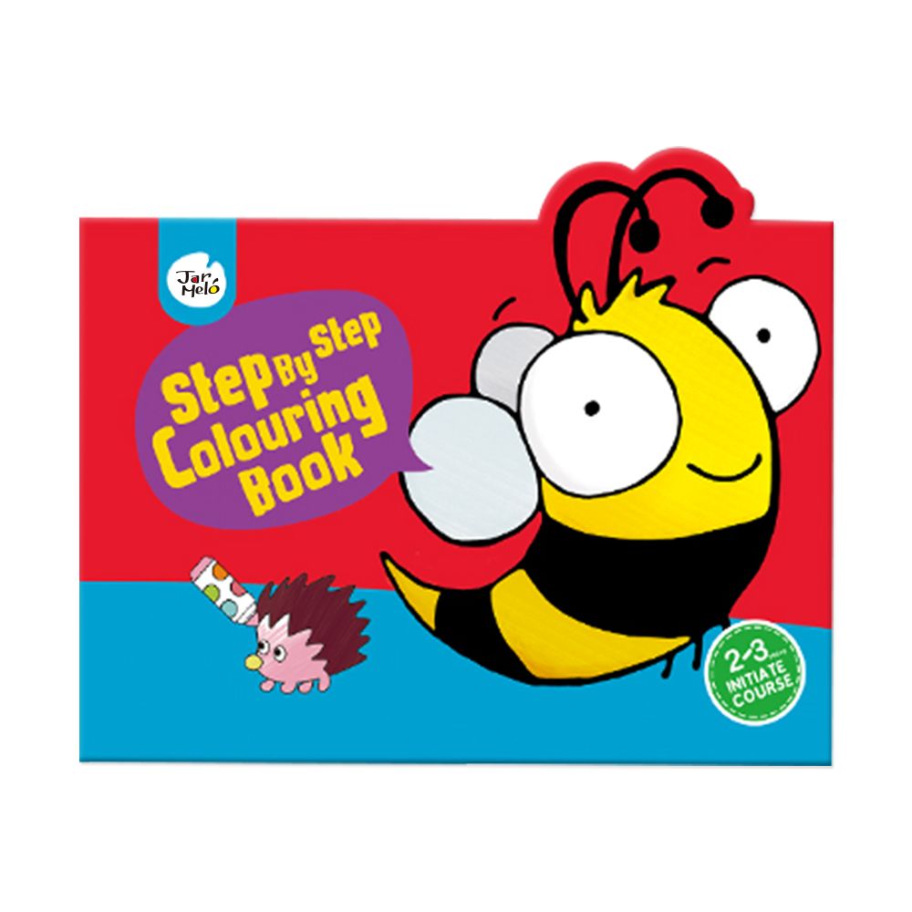 Carte de colorat pas cu pas, Albinuta, introductiv 2-3 ani, 24 pagini ...
