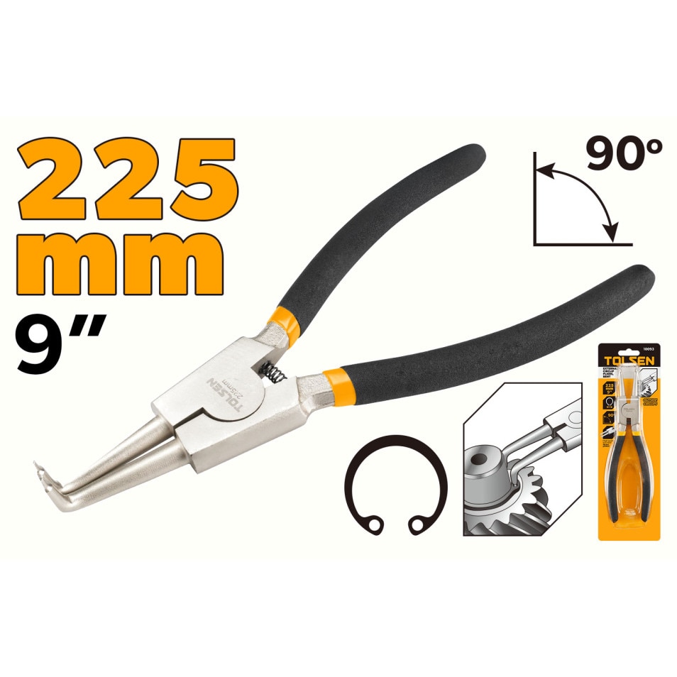 Cleste sigurante extern TOLSEN 225 mm, varf indoit, otel de inalta ...