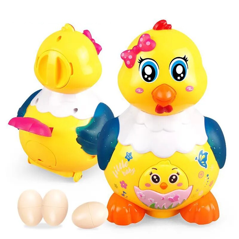 Jucarie Interactiva, Gaina care Face Oua, Sunete si Lumini, 3 Oua ...