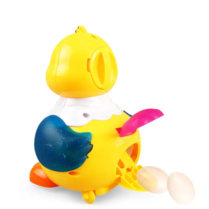 Jucarie Interactiva, Gaina care Face Oua, Sunete si Lumini, 3 Oua ...
