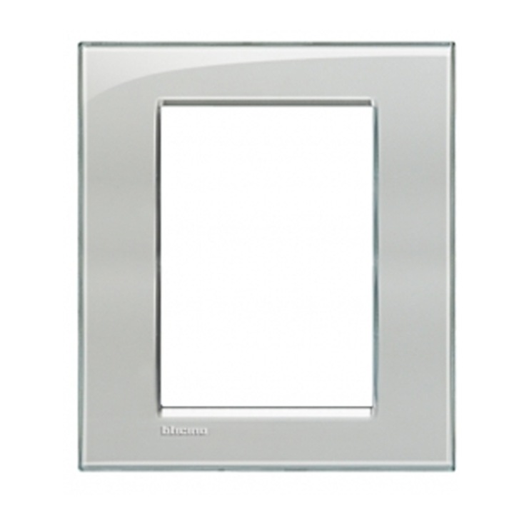 Rama Legrand Bticino LivingLight LNA4826KG 6 Module (3+3) Argintiu ...