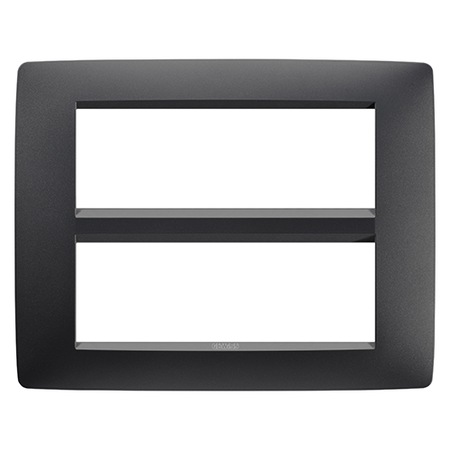 Rama Gewiss Chorus One GW16112VN 12 Module (6+6) Negru Satin - eMAG.ro