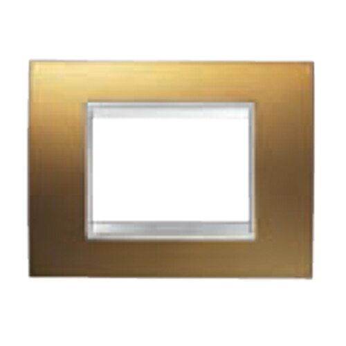 Rama Gewiss Chorus Lux GW16203MO 3 Module Auriu - eMAG.ro