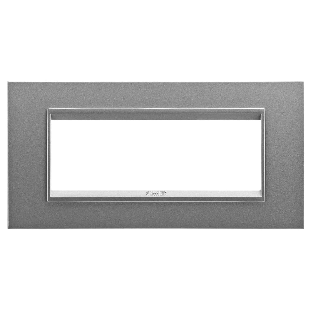 Rama Gewiss Chorus Lux GW16206XA 6 Module Gri (Metal) - eMAG.ro