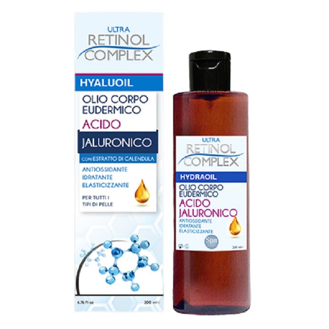Ulei de corp eudermic cu acid hialuronic, Ultra Retinol Complex, 200 ml ...