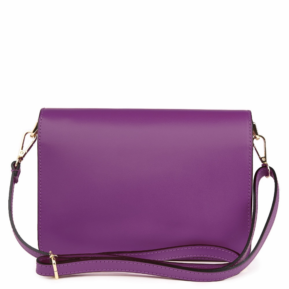 Poseta dama din piele naturala Catalina mov - eMAG.ro