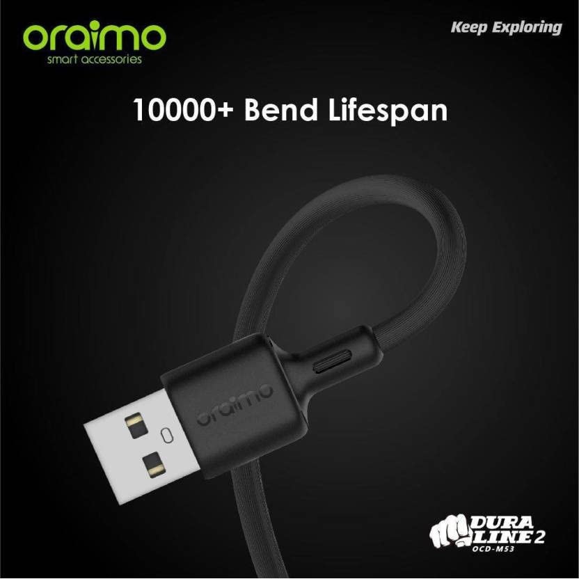 Кабел Data Fast Charging Oraimo OCD-M53 Micro USB, 1 m - eMAG.bg