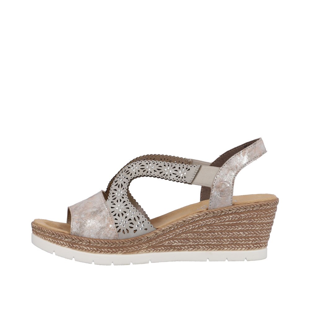 Sandale dama Rieker Linesa, multicolor, 42 - eMAG.ro