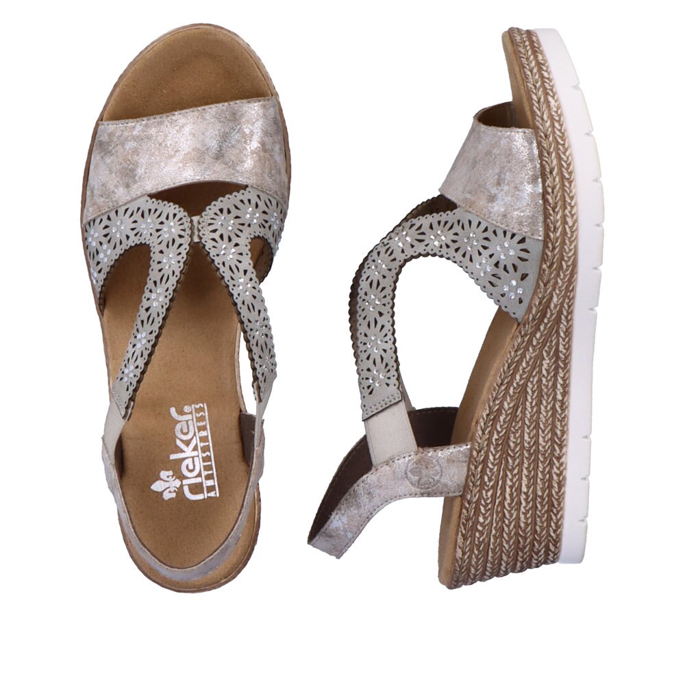 Sandale dama Rieker Linesa, multicolor, 42 - eMAG.ro