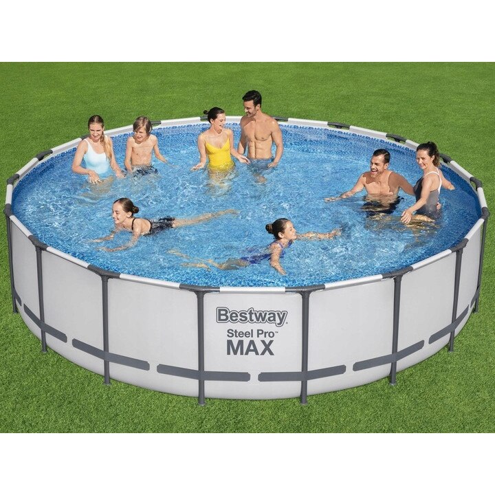 Piscina cadru metalic Bestway, 549x122cm, 23.000 litri, cu pompa de ...