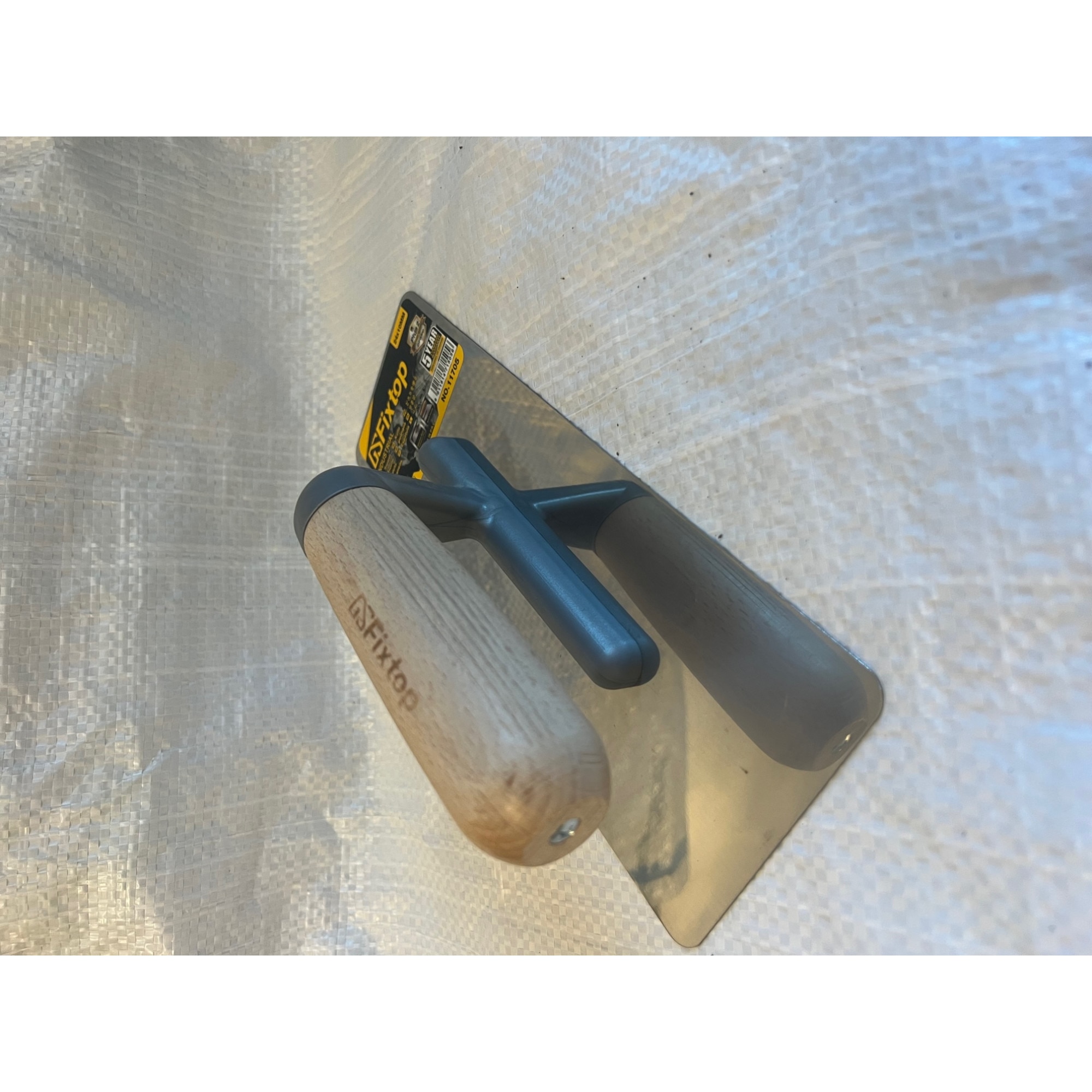 Gletiera profesionala Fixtop, 240x100mm, maner ergonomic din lemn - eMAG.ro