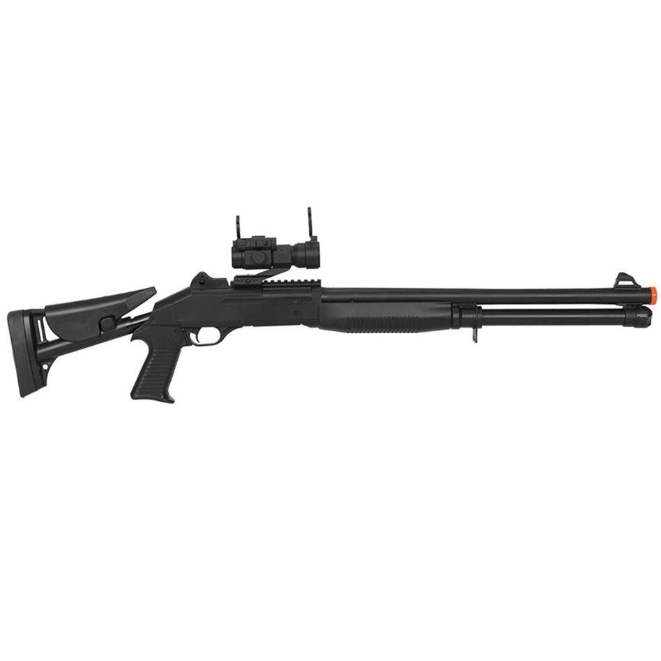 Pusca airsoft shotgun M-186A, 92cm, cal. 6mm, 1.9 kg - eMAG.ro